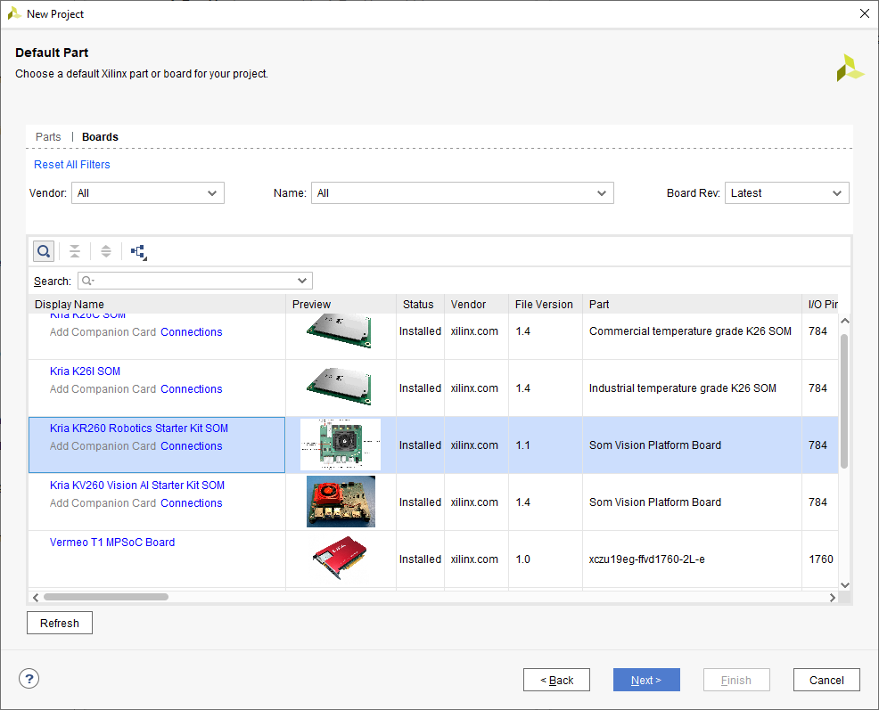 Porting the UZ-Framework for the KR260 — UltraZohm documentation